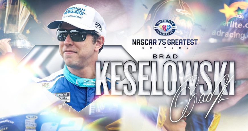 Keselowski joins elite list of NASCAR's 75 Greatest Drivers - NASCAR