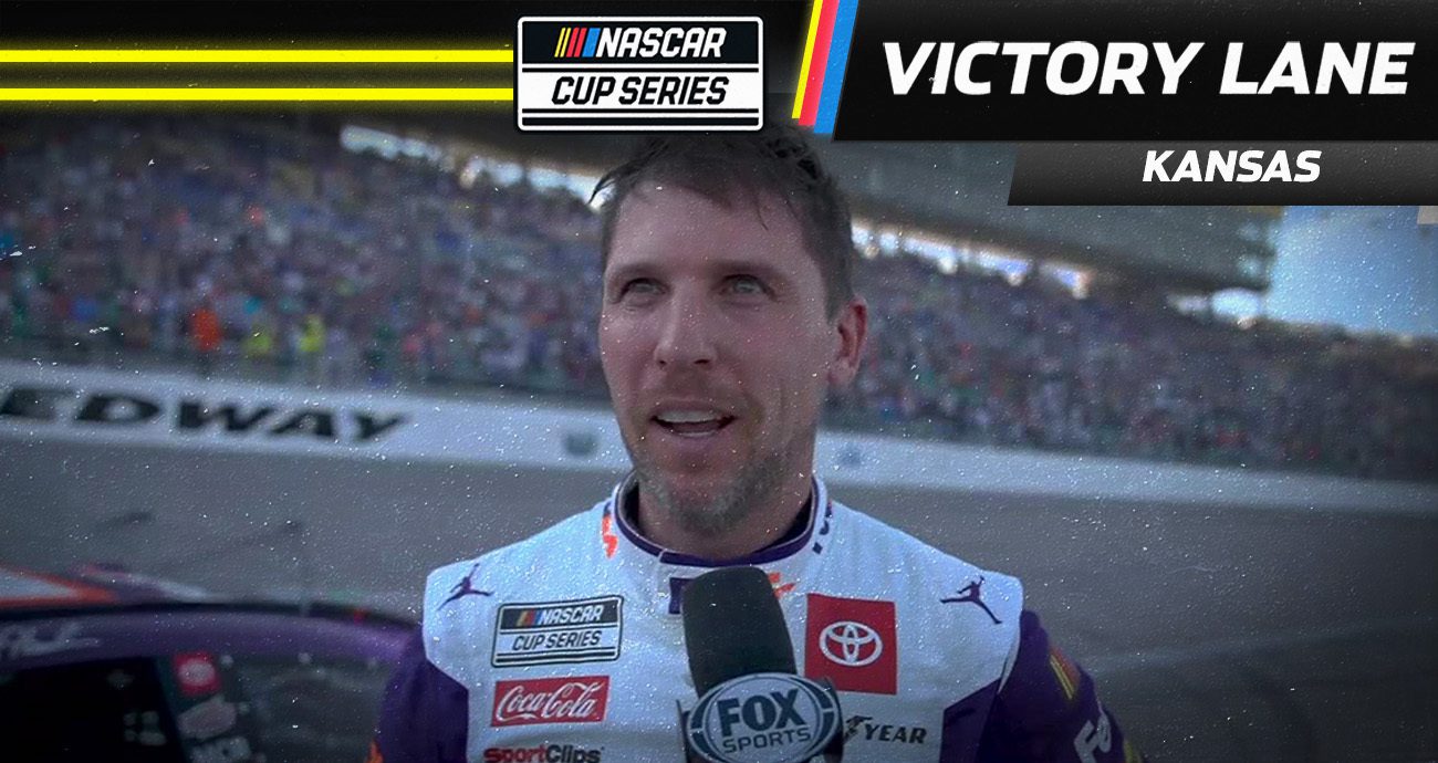 Hamlin on passing Larson: 'Glad he was able to at least finish' | NASCAR