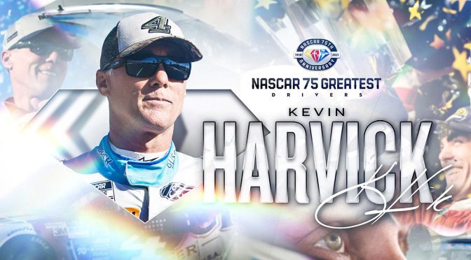 Kevin Harvick joins elite list of NASCAR's 75 Greatest Drivers