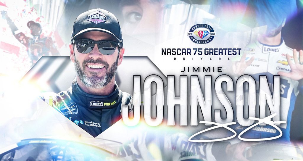 Johnson named to NASCAR's 75 Greatest Drivers list - NASCAR