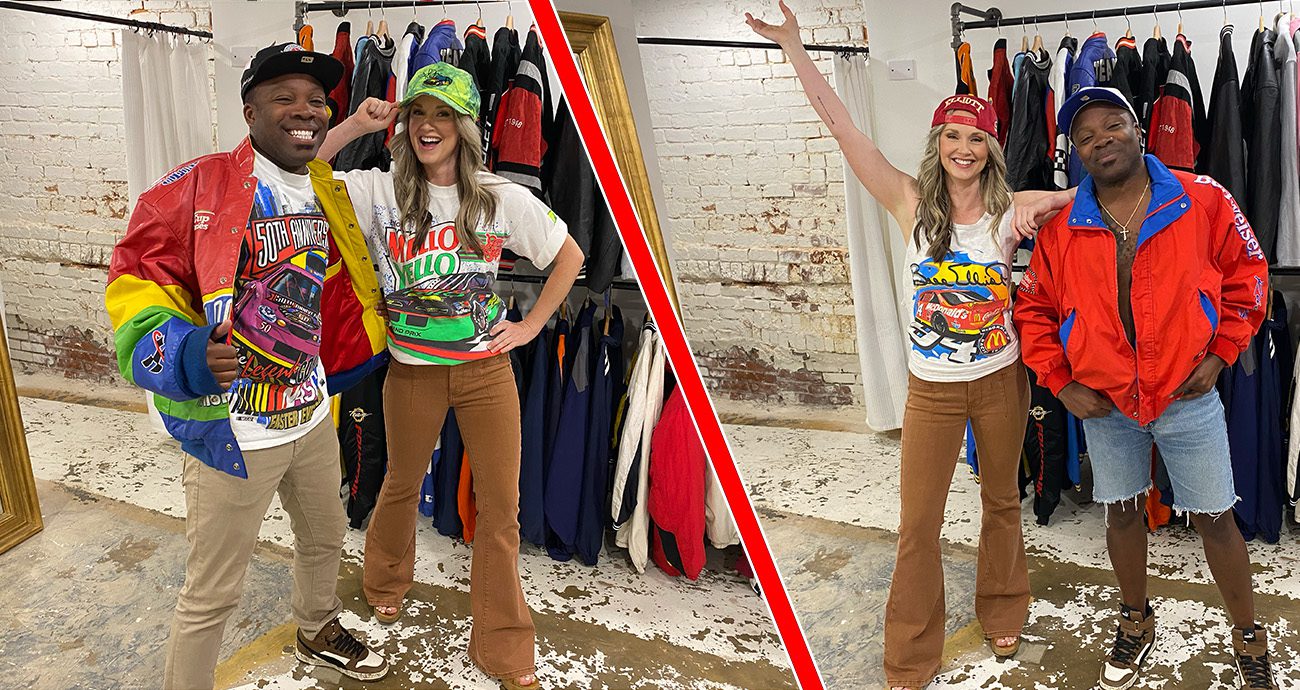 Darlington Throwback vintage-clothing challenge | NASCAR