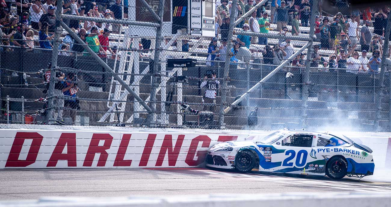 John Hunter Nemechek just short in Darlington finish | NASCAR