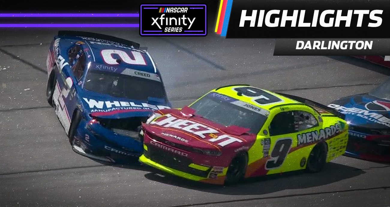 The 'Big One' leaves its mark on Darlington's Xfinity field - NASCAR