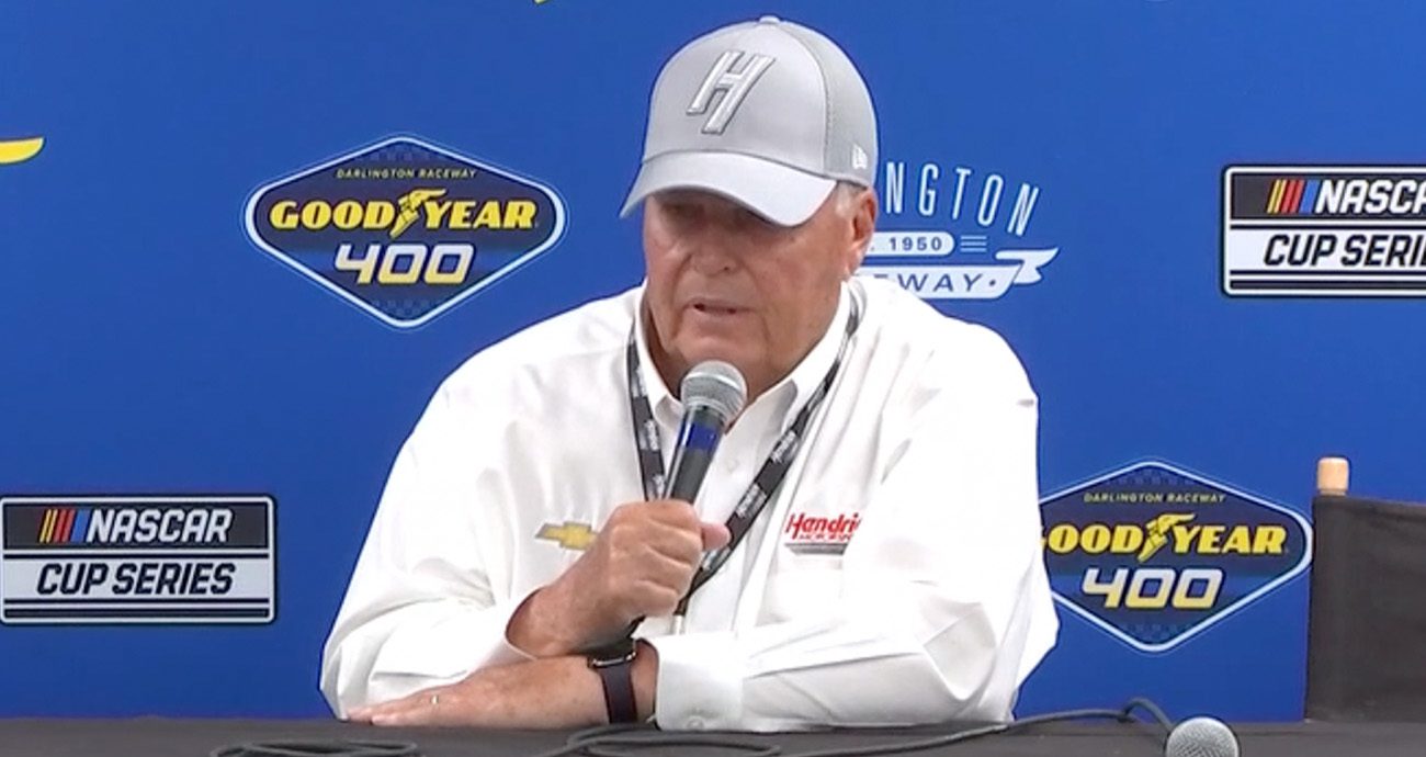 Hendrick on Chastain: 'If you wreck us you're going to get it back'