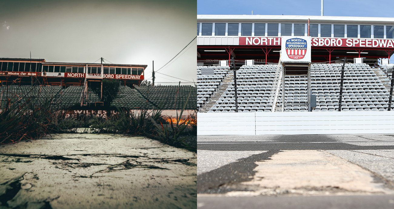 Before and after: North Wilkesboro Speedway's revival for NASCAR All ...