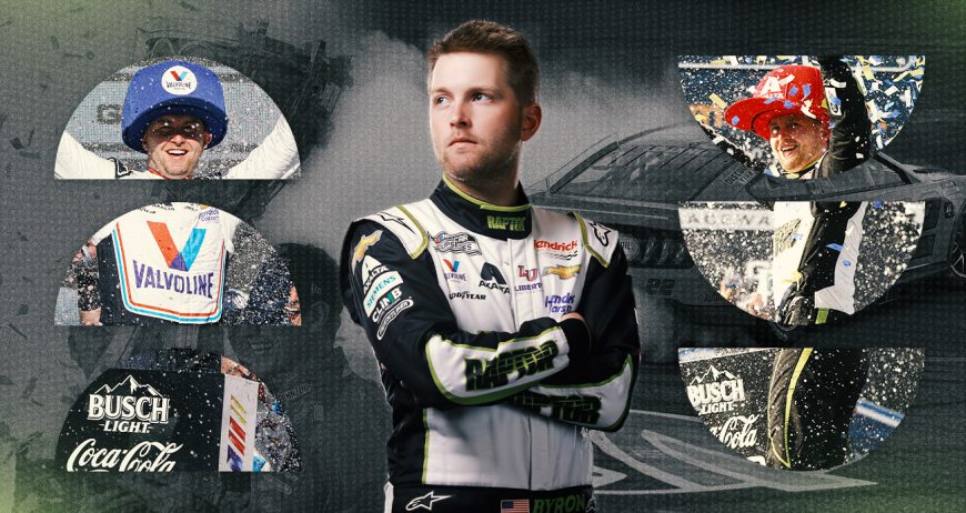 Byron vs. Logano through first 193 Cup Series starts | NASCAR