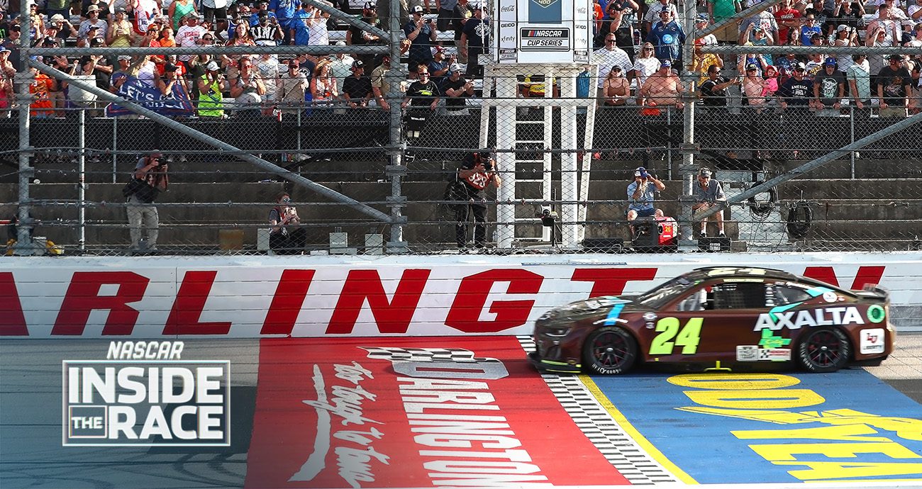 Inside the Race: Byron strategically clears wreck for the win | NASCAR