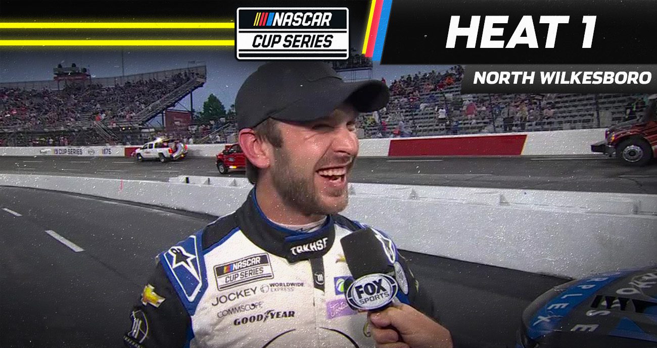 'My team is amazing,' Daniel Suárez wins Heat 1 at North Wilkesboro ...