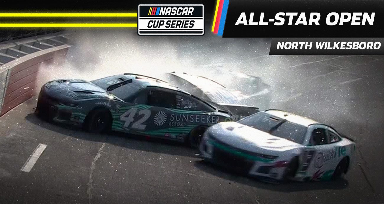 High-stakes racing leads to multi-car wreck at North Wilkesboro - NASCAR