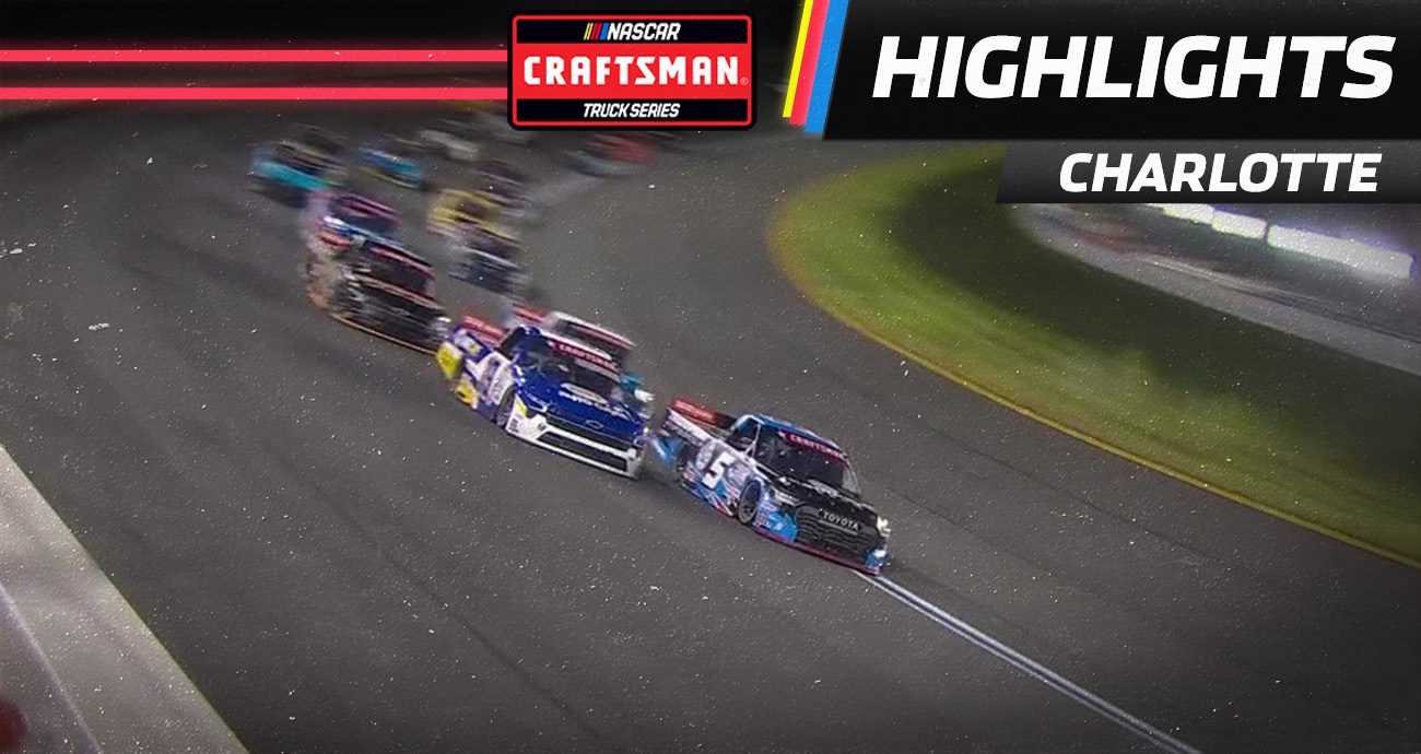 Tanner Gray leads the field to green at Charlotte | NASCAR