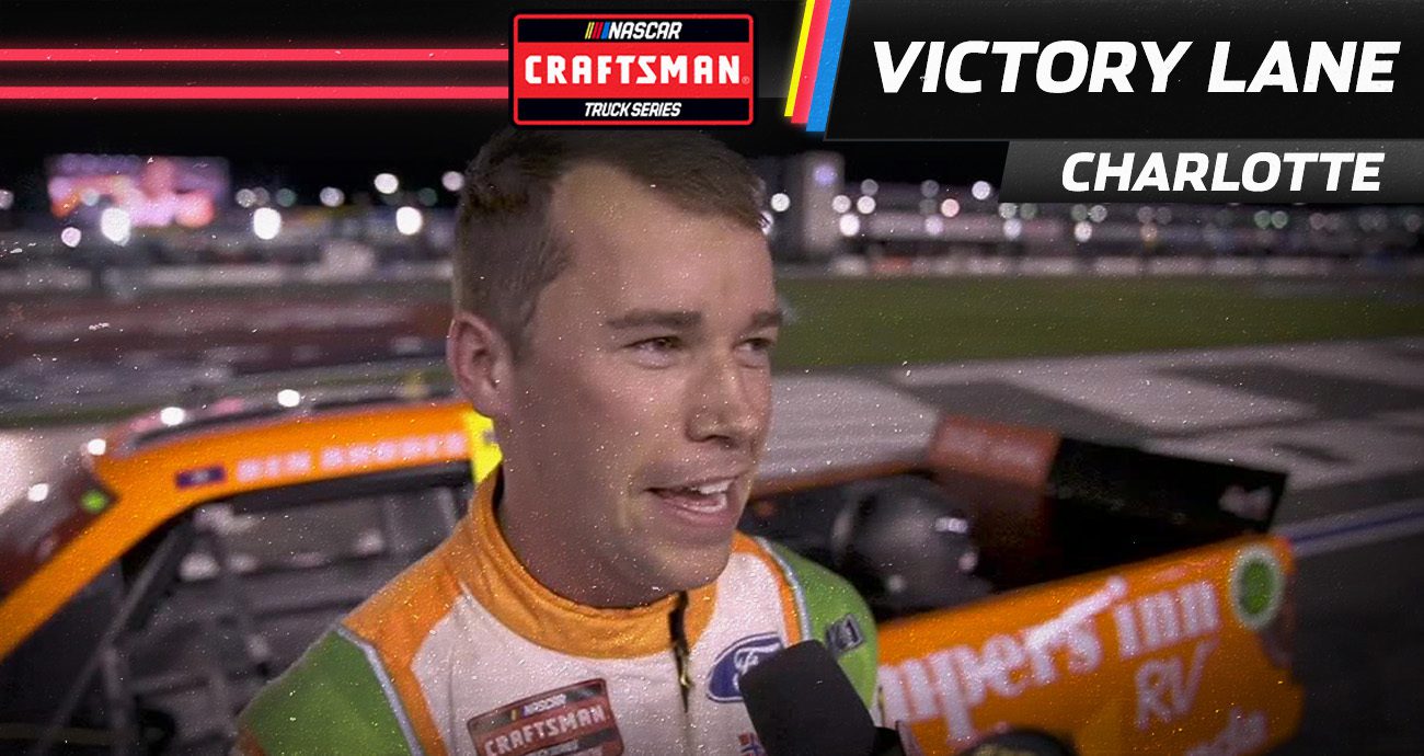 Rhodes on Charlotte victory: 'It came to life at night' | NASCAR