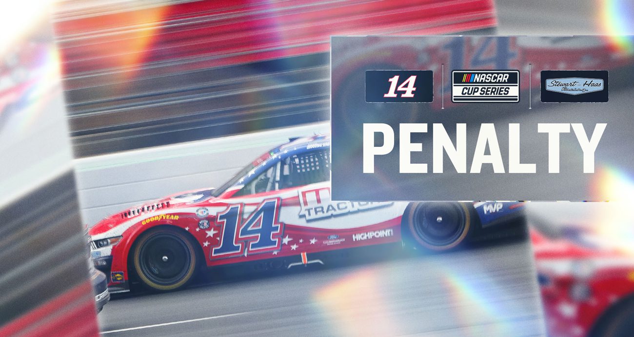 NASCAR issues L3-level penalty to Stewart-Haas Racing
