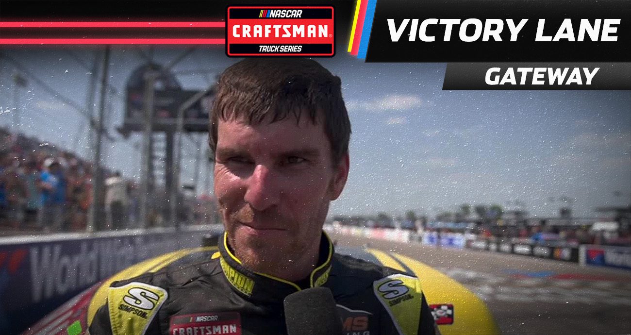 Grant Enfinger celebrates truck win with announcement | NASCAR