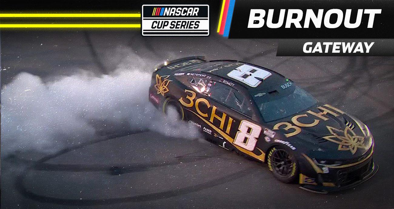 One burnout to rule them all: Busch's burnout at STL | NASCAR