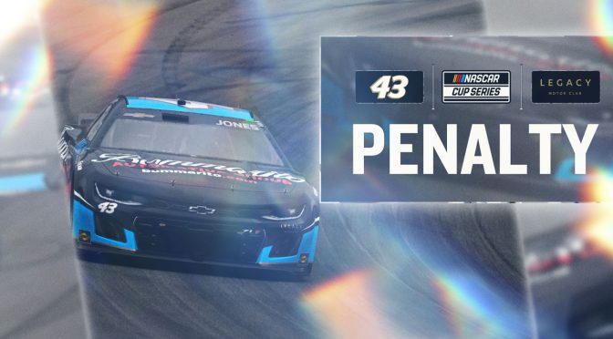 Penalty report for World Wide Technology Raceway and Portland