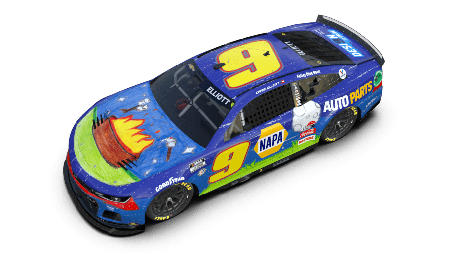 First look: Chase Elliott's "DESI9N TO DRIVE" scheme | NASCAR