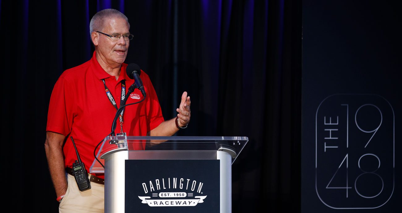 Darlington president Kerry Tharp to retire after 2023 season - NASCAR