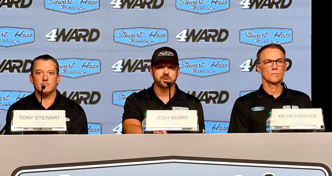 Belief carries Berry to inaugural Cup ride at SHR - NASCAR