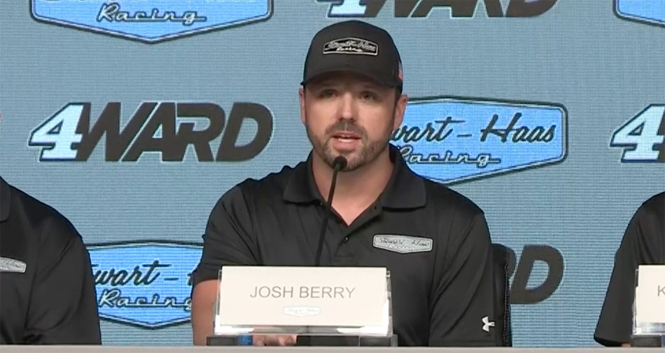 Josh Berry reacts to replacing Kevin Harvick in 2024 | NASCAR