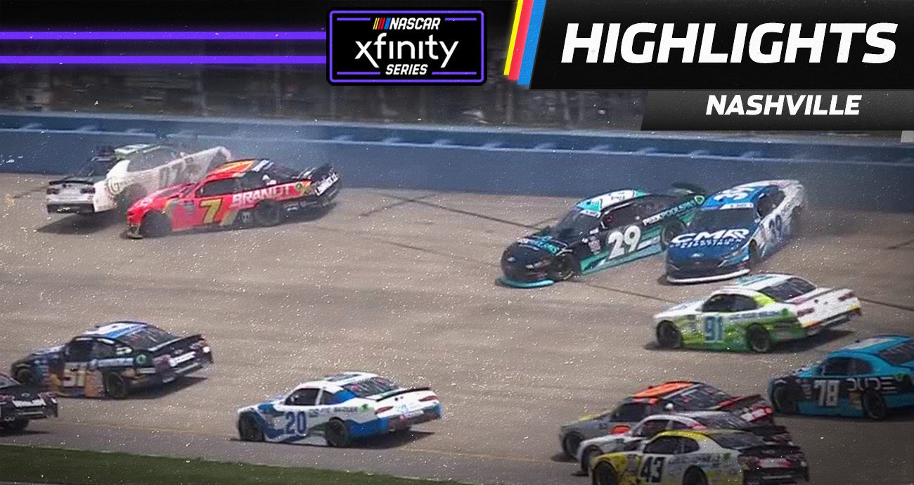 Early cautions fly as Xfinity Series takes on Nashville | NASCAR