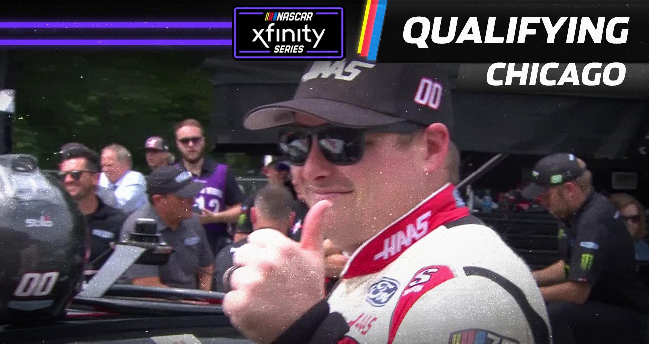 Cole Custer sets the pace for Chicago, earns pole - NASCAR