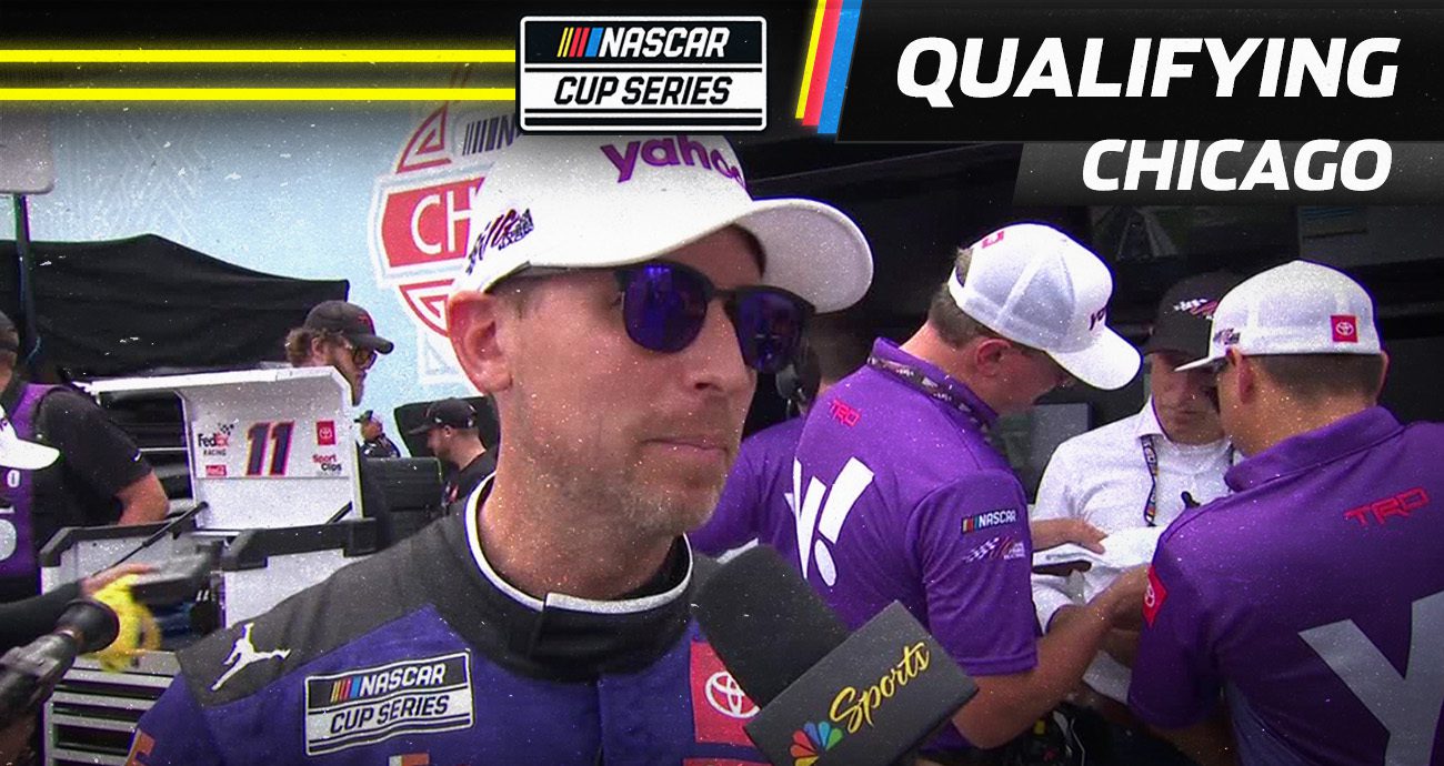 Hamlin sets fastest lap, to start on pole at Chicago | NASCAR