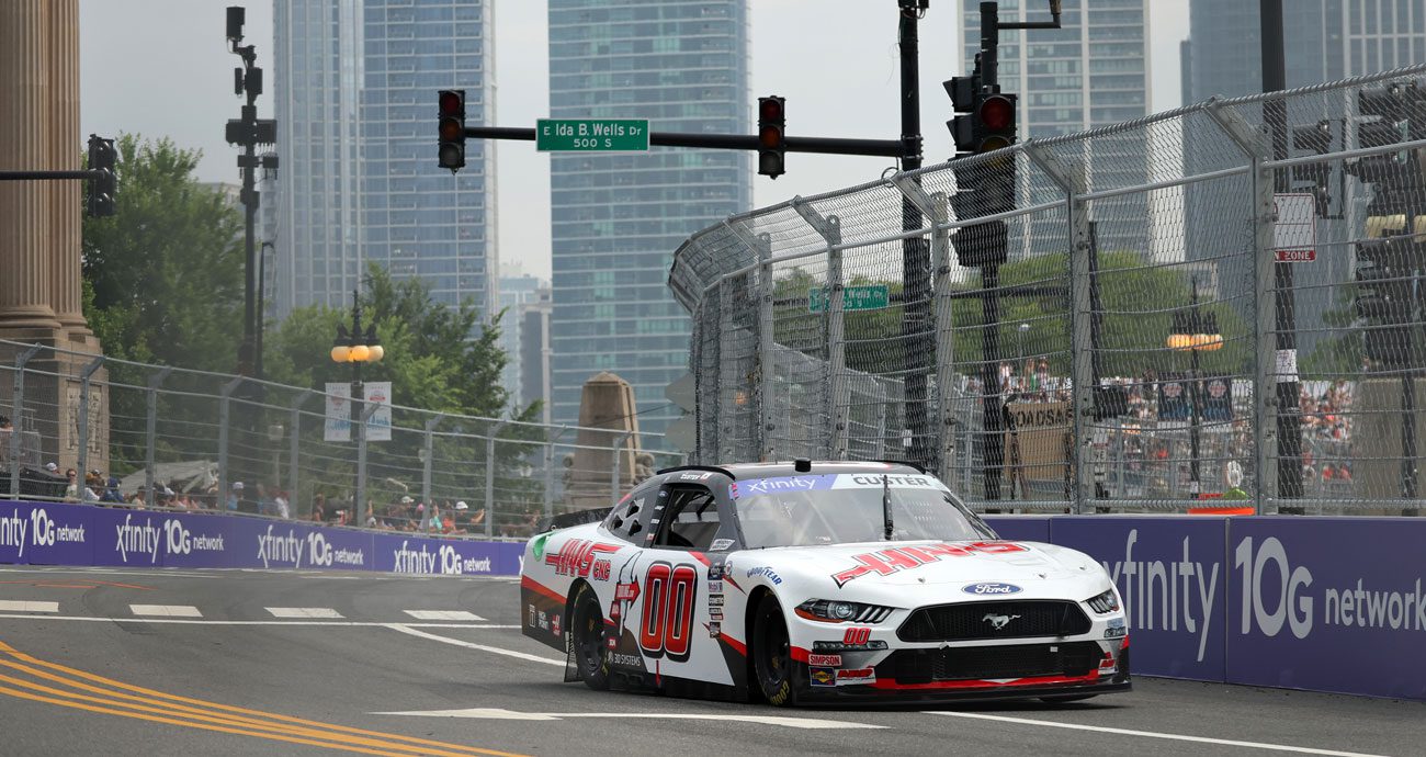 Custer wins rain-shortened Xfinity race in Chicago - NASCAR
