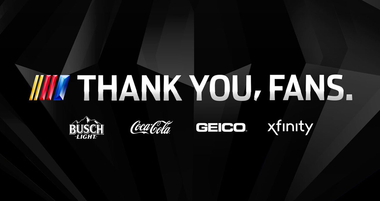 NASCAR, Premier Partners launch 'Thank You, Fans' | NASCAR