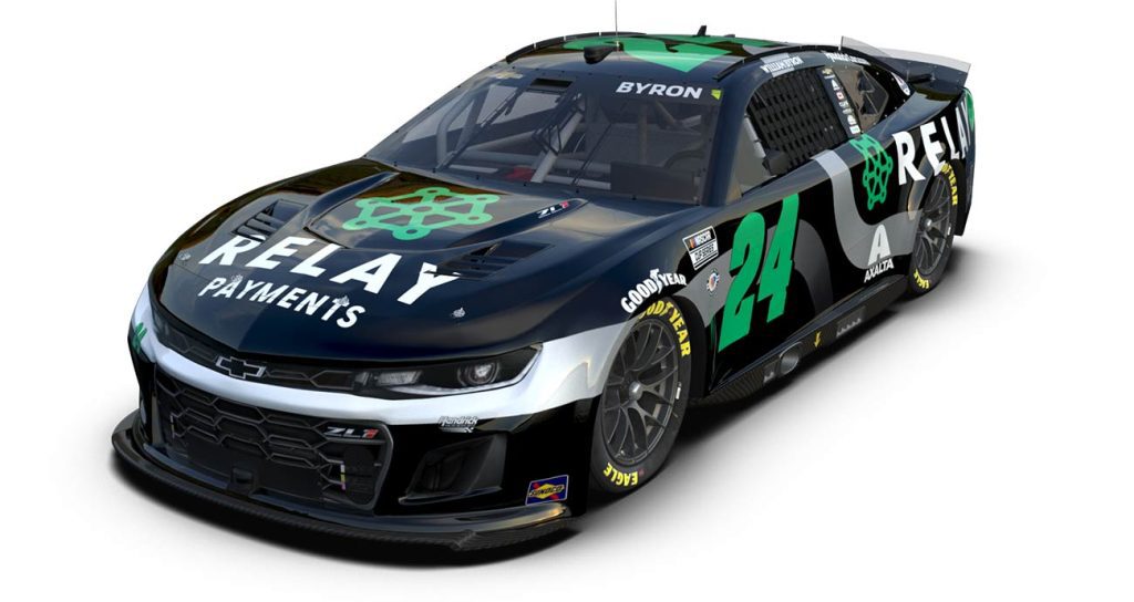 Relay Payments to sponsor No. 24 Chevy, William Byron | NASCAR