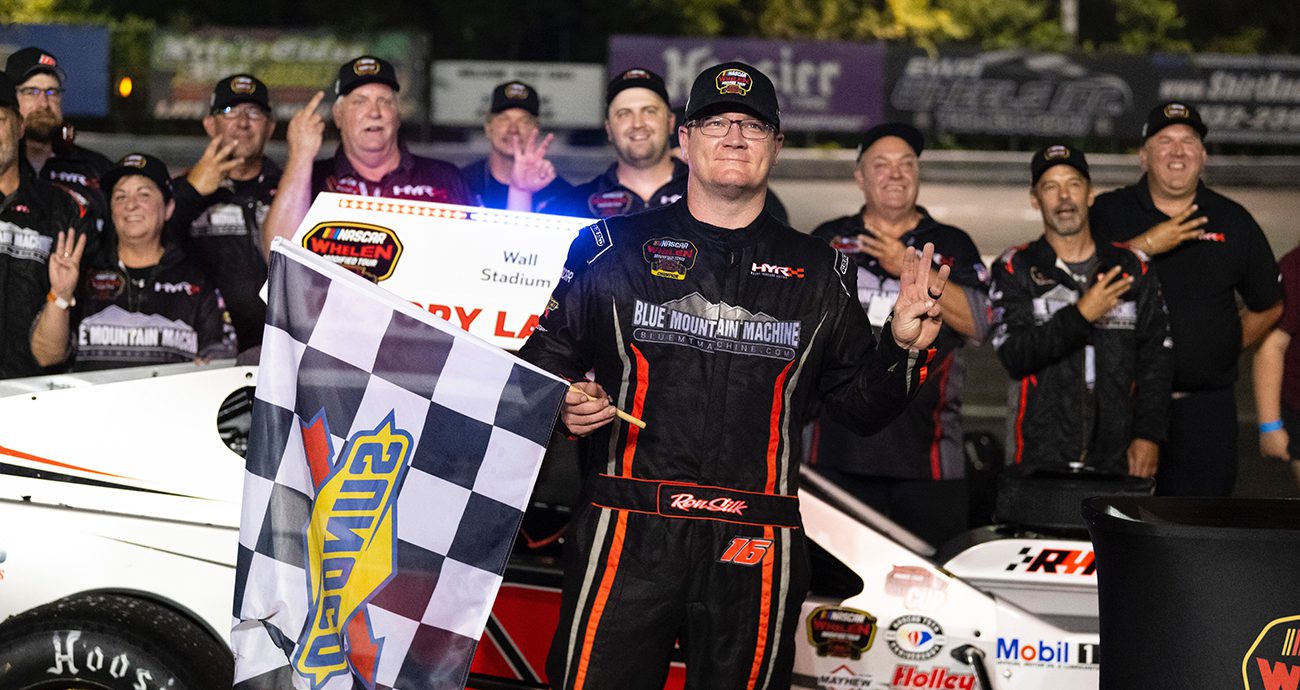 Ron Silk bumps his way past Justin Bonsignore to win Jersey Shore 150 ...