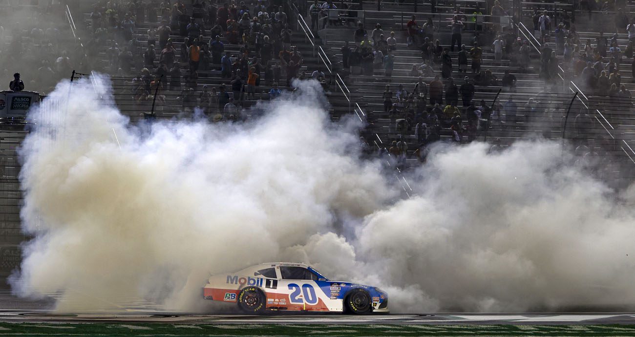 Nemechek steals Xfinity win in Atlanta in overtime - NASCAR