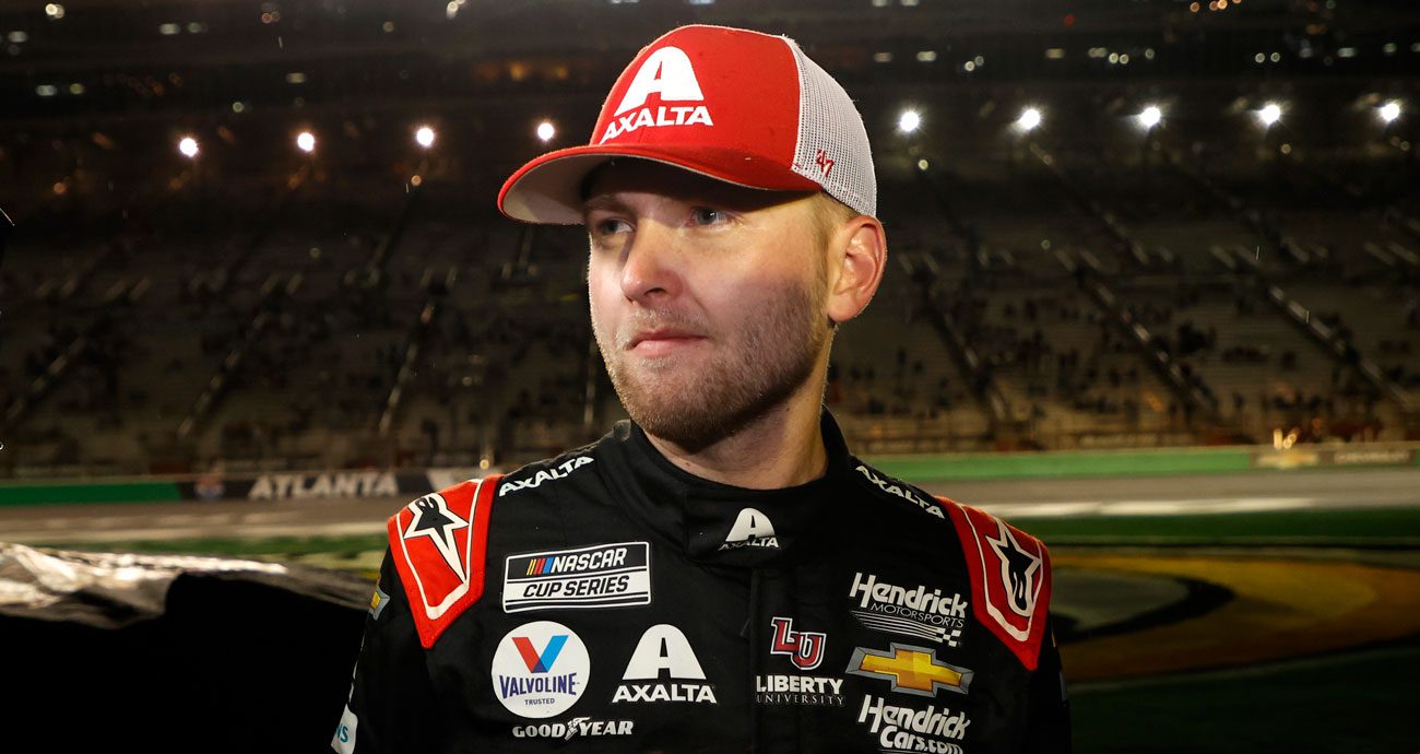 Cup Series race at Atlanta ends under red flag for rain - NASCAR