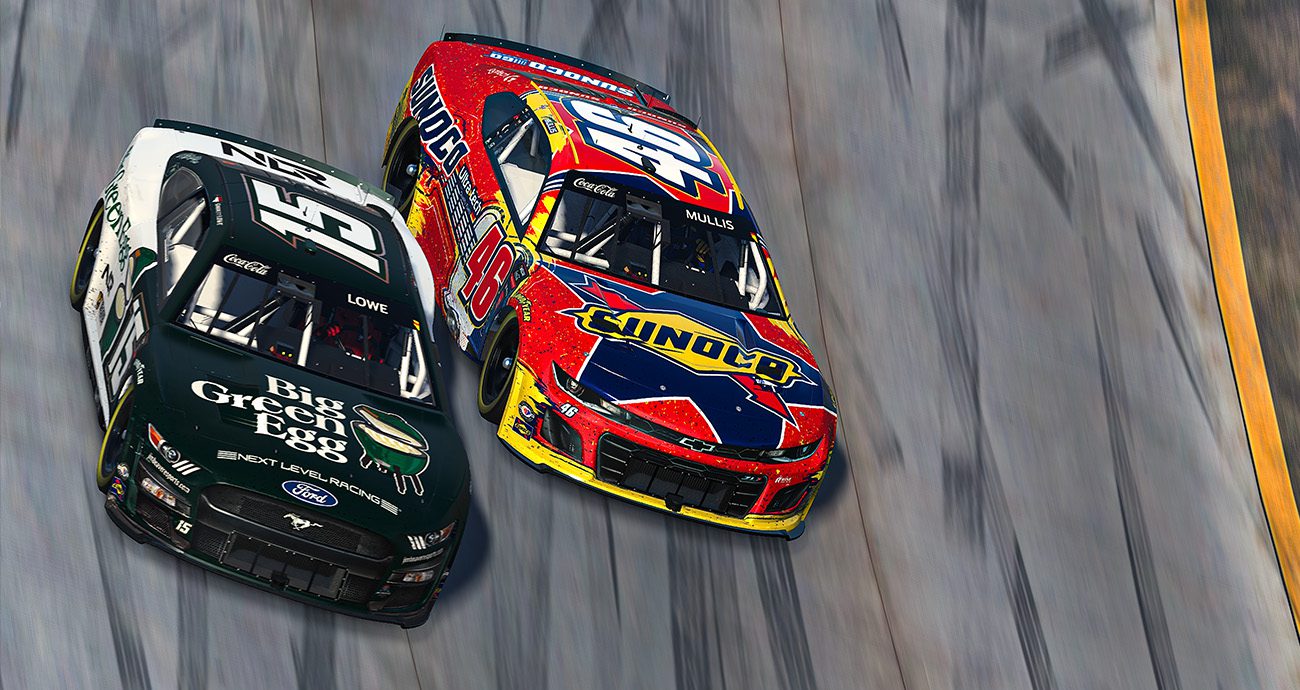 Nashville chaos brings wild eNASCAR finish | NASCAR