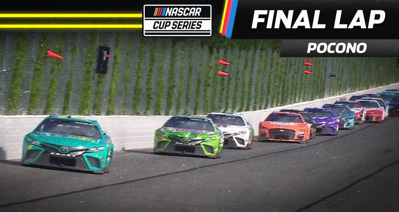 Denny Hamlin holds on to win at Pocono | NASCAR