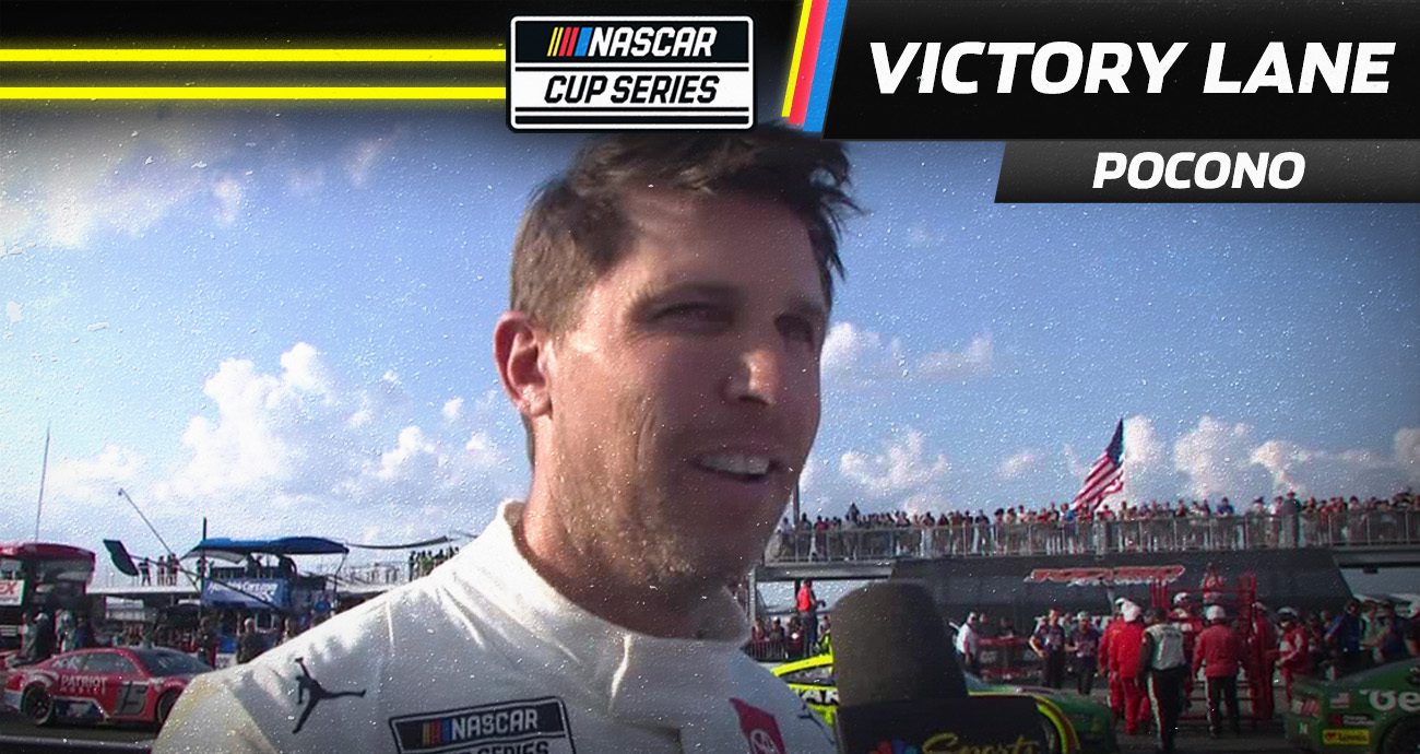Hamlin reaches 50 wins, responds to fan reaction | NASCAR