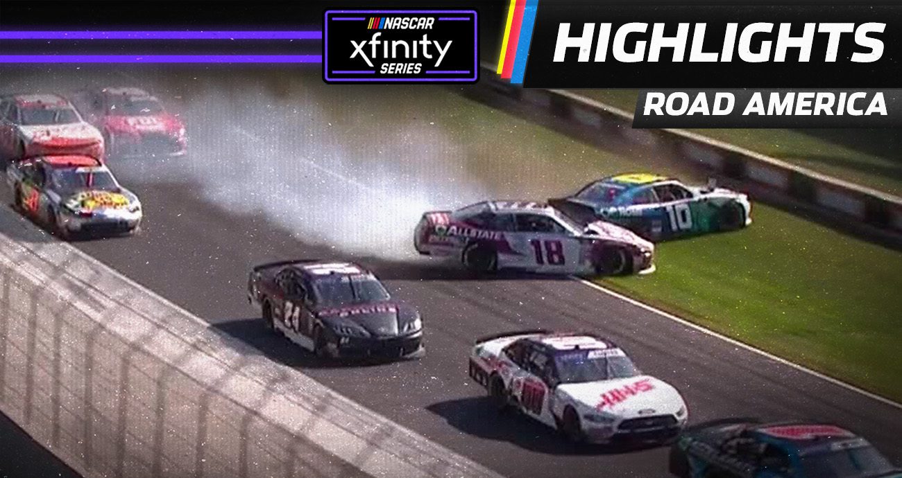 Josh Berry triggers late wreck at Road America