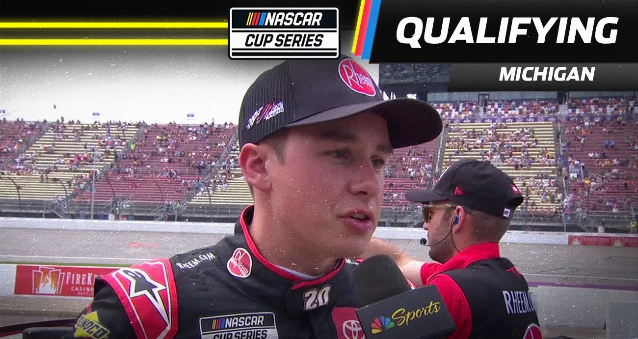 Bell gets off 'struggle bus' with Michigan pole win | NASCAR