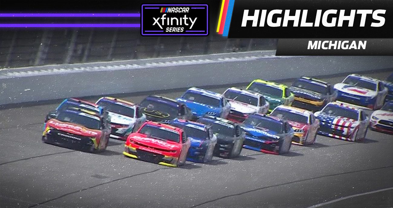 Josh Berry leads Xfinity Series to green at Michigan | NASCAR