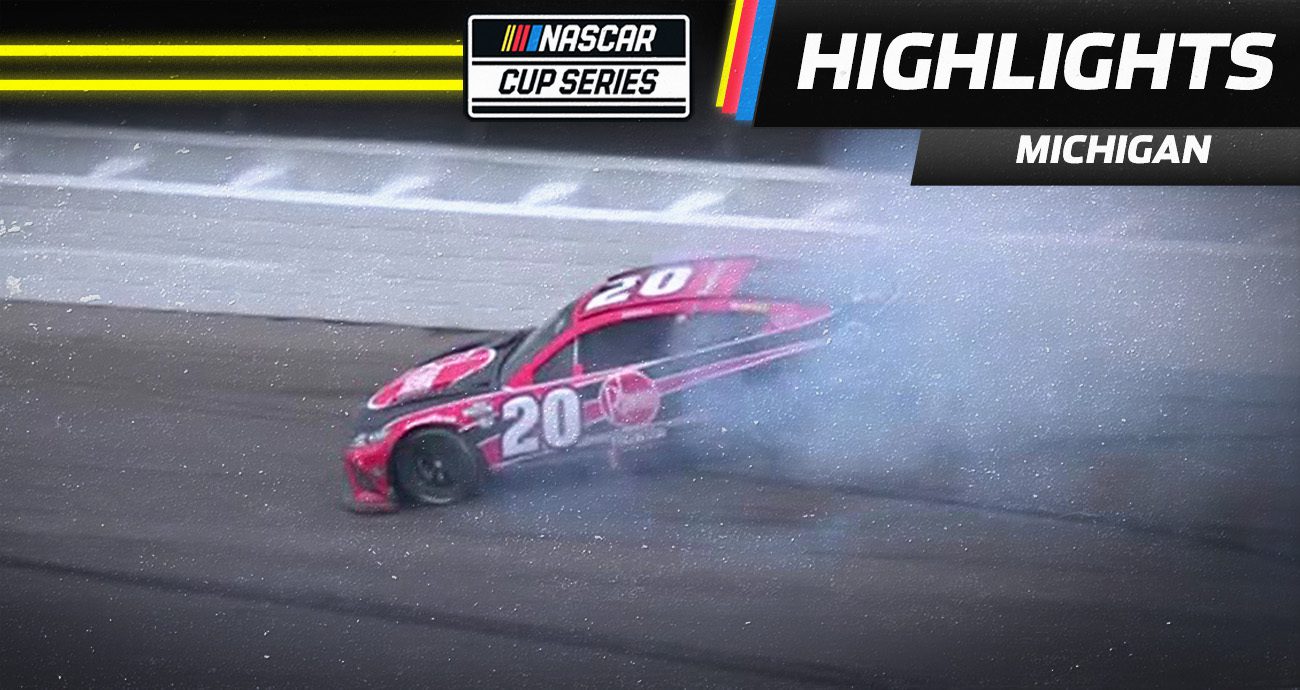Bell wrecks from the lead at Michigan racing Bowman | NASCAR
