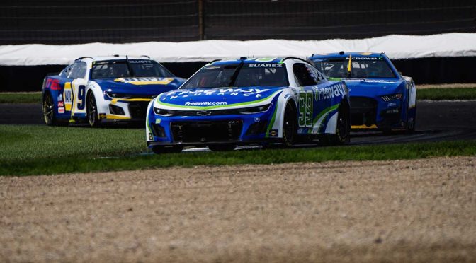 Indy win, playoff spot elusive for Chase Elliott, Daniel Suárez | NASCAR