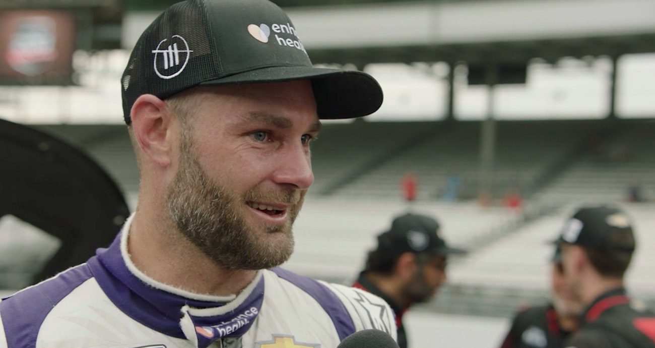 Shane van Gisbergen elated after top-10 finish at Indy - NASCAR