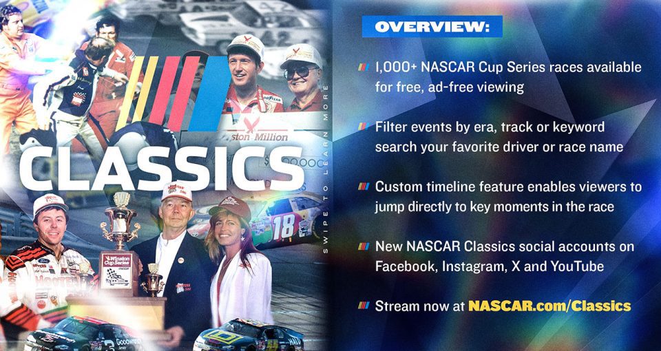 NASCAR adds to digital experience with 'NASCAR Classics'