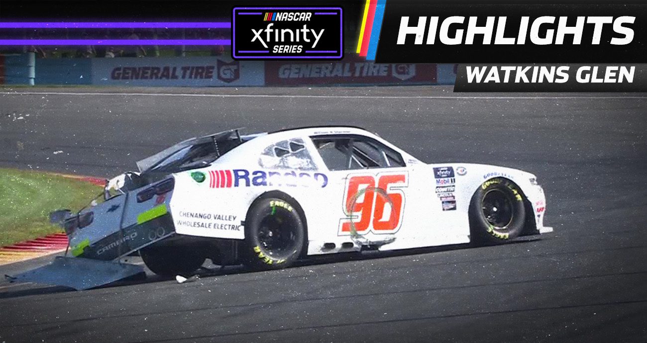 Max McLaughlin takes heavy damage from P29 - NASCAR