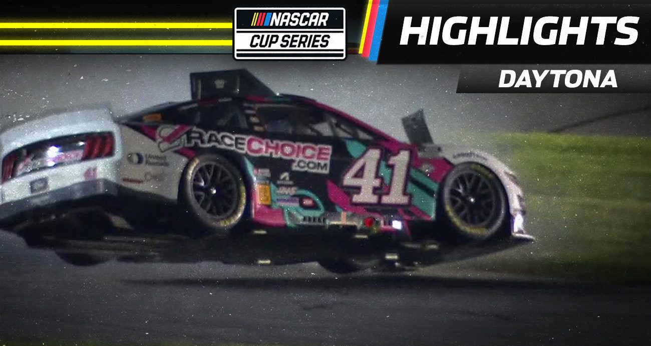 Ryan Preece's No. 41 flips in wreck during closing laps at Daytona - NASCAR
