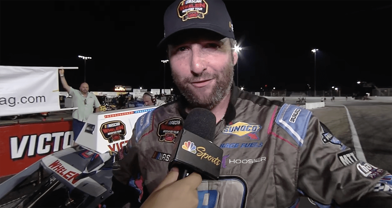 Kyle Bonsignore's Victory Lane interview from Langley Speedway ...