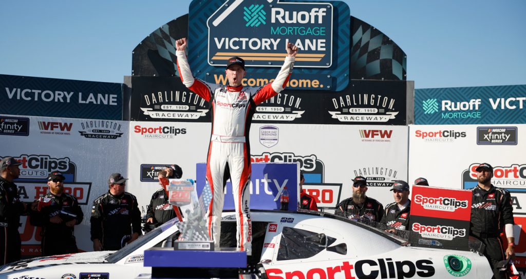 Denny Hamlin wins Xfinity Series race at Darlington - NASCAR