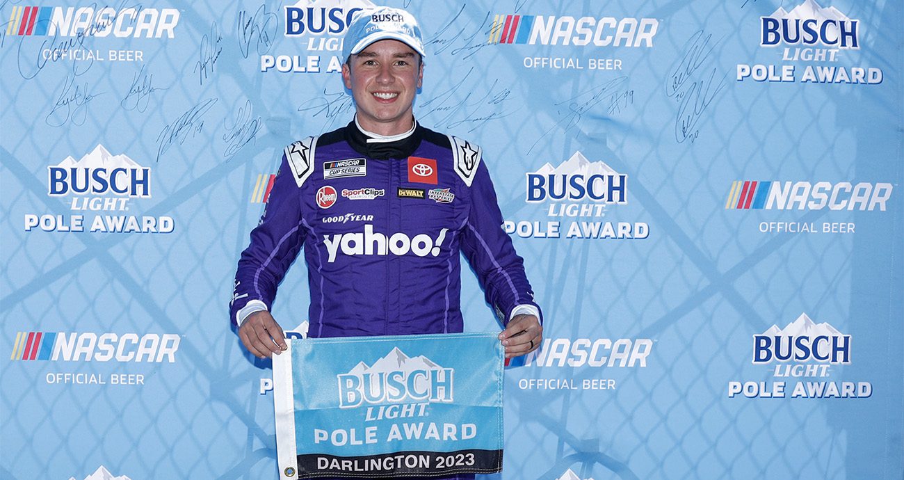 Bell wins pole for Cup playoff opener at Darlington - NASCAR
