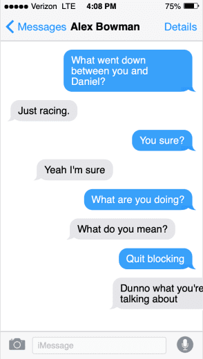 Fake texts to Southern 500 winner Kyle Larson | NASCAR