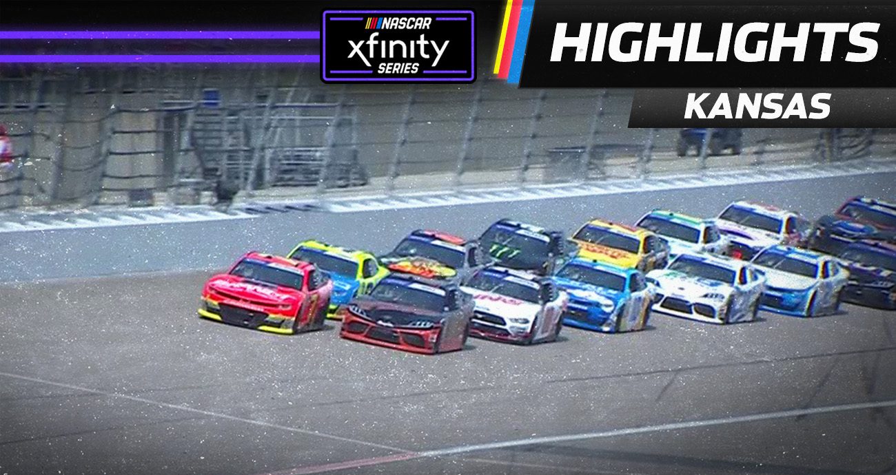 Kansas Lottery 300 starts with an early crash on first lap | NASCAR