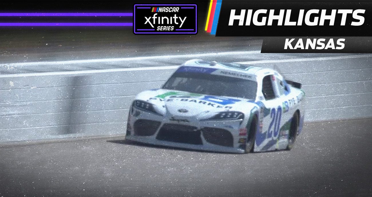 John Hunter Nemechek wins Stage 1 at Kansas | NASCAR